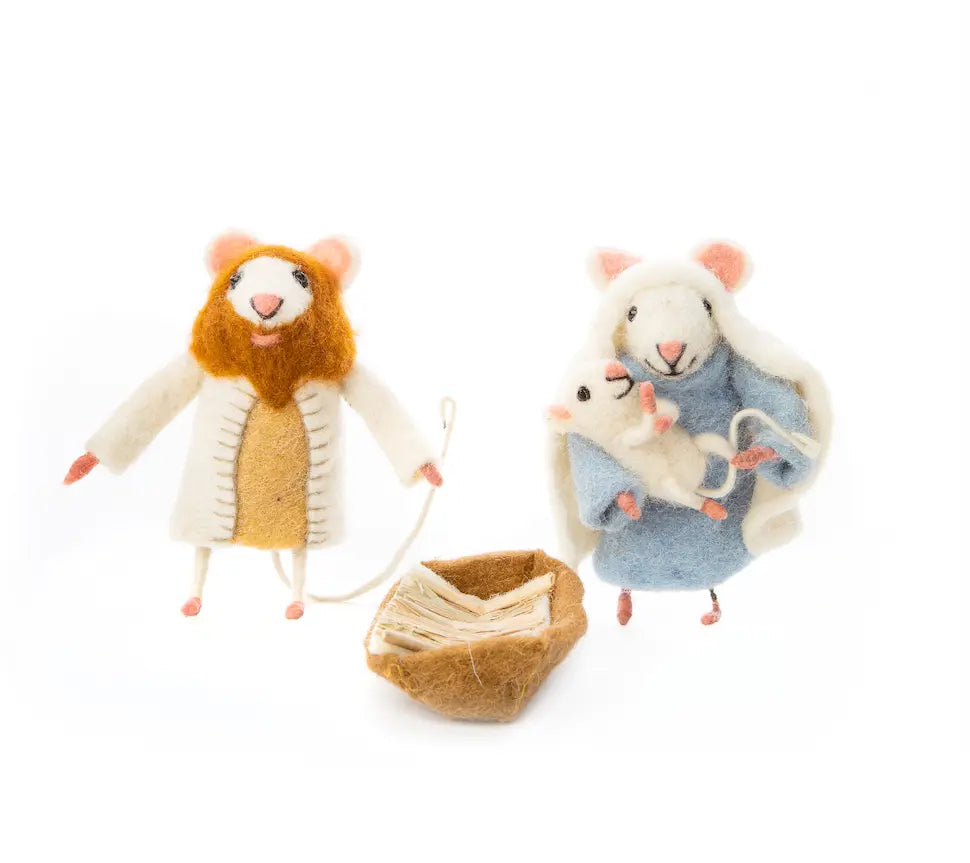 Nativity Mice Family Set – Sew Heart Felt